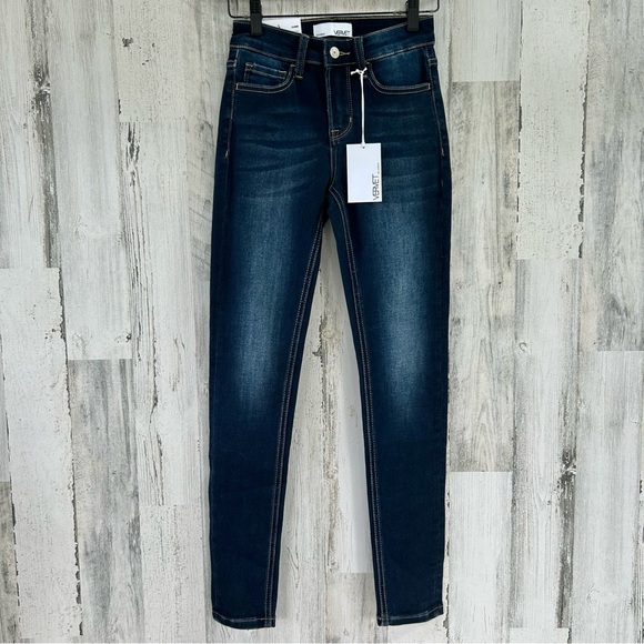 VERVET BY FLYING MONKEY | Jeans | Vervet Amber Mid Rise Skinny New Blue ...